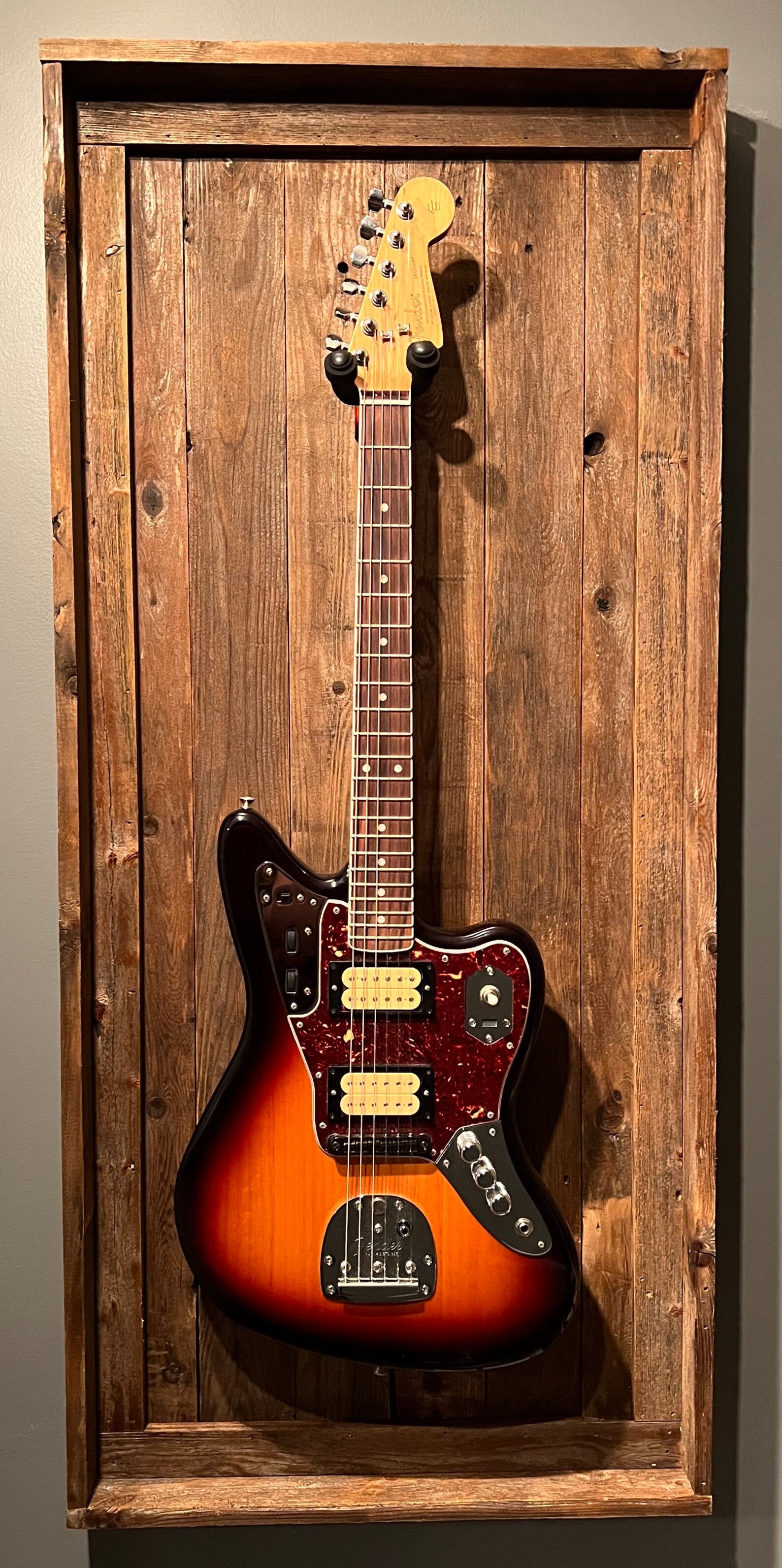 Rustic Guitar Shadow Box Display Reclaimed Wood Guitar - Etsy