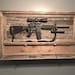 Rustic Gun Rack W/ Ammo Storage, Reclaimed Wood Gun Rack, Railroad ...