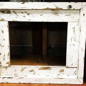 Distressed Picture Frame, Painted Picture Frame, Rustic Picture Frame ...
