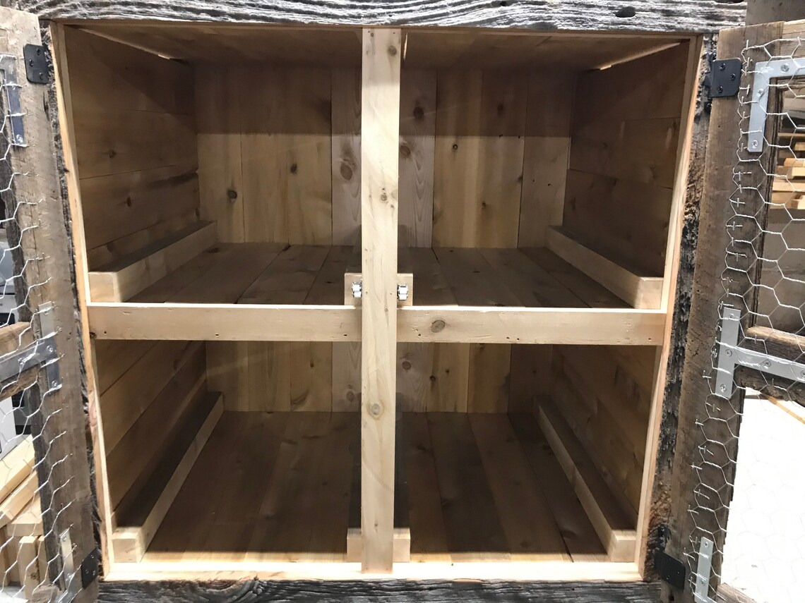 Reclaimed Rustic Barnwood Produce Cabinet Reclaimed Barnwood - Etsy