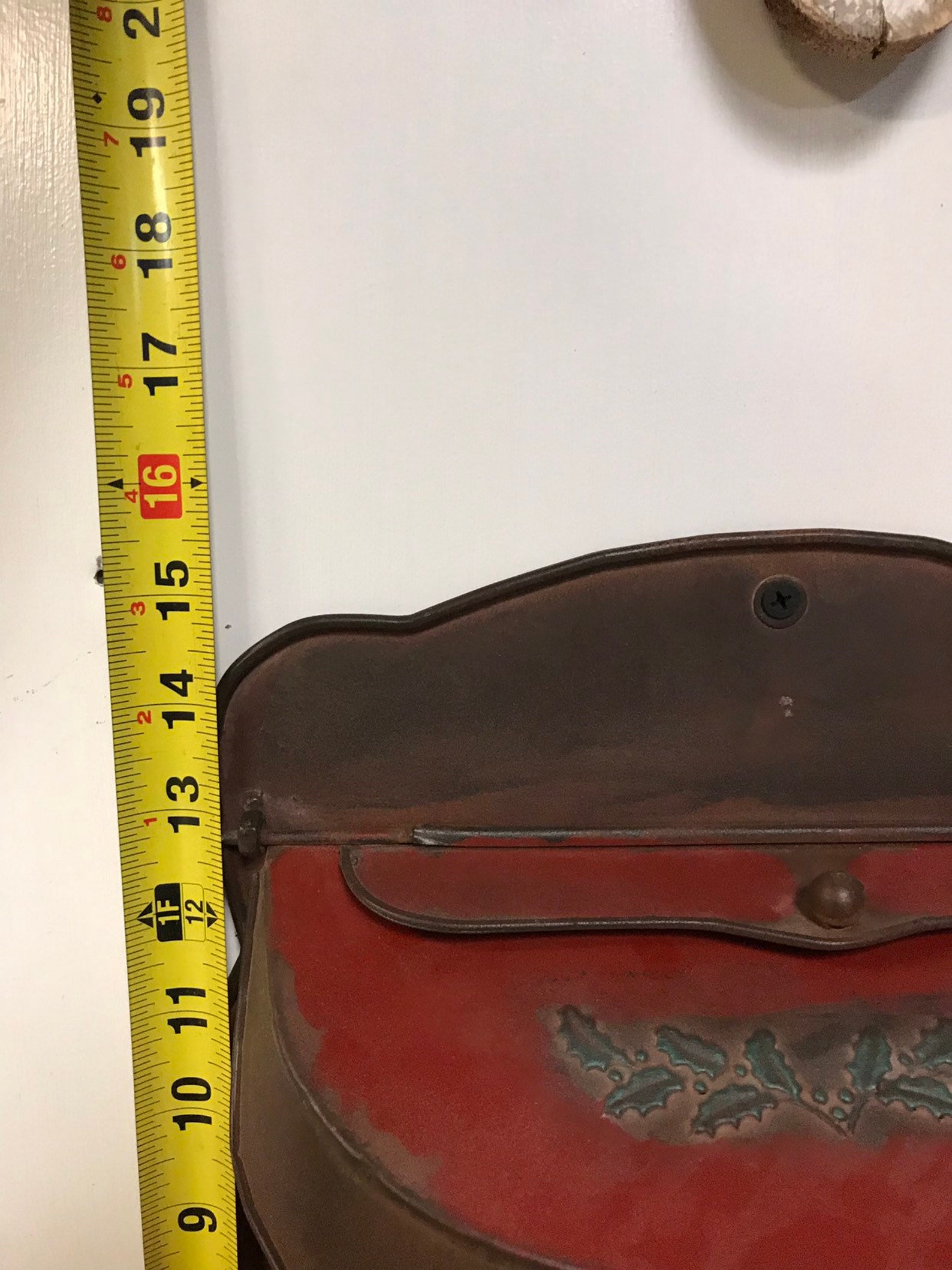 North Pole Post Box Rustic Display Mailbox Tin Display - Etsy