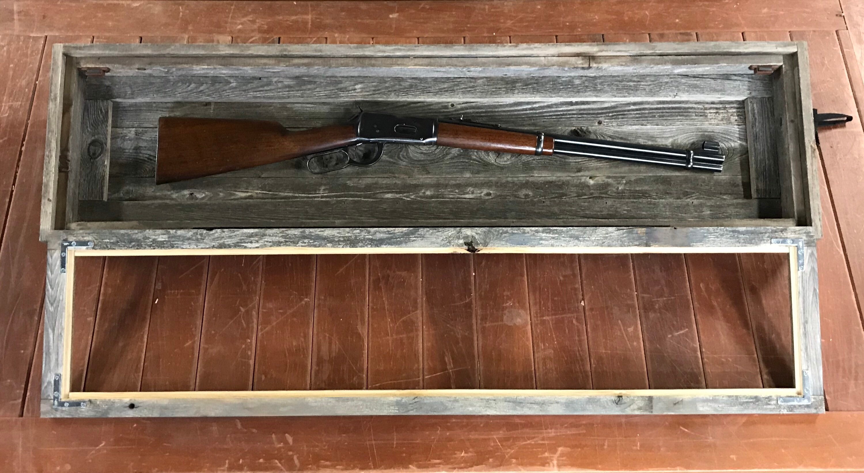 Rustic Gun Rack Gun Rack Display Railroad Spike Gun Rack | Etsy