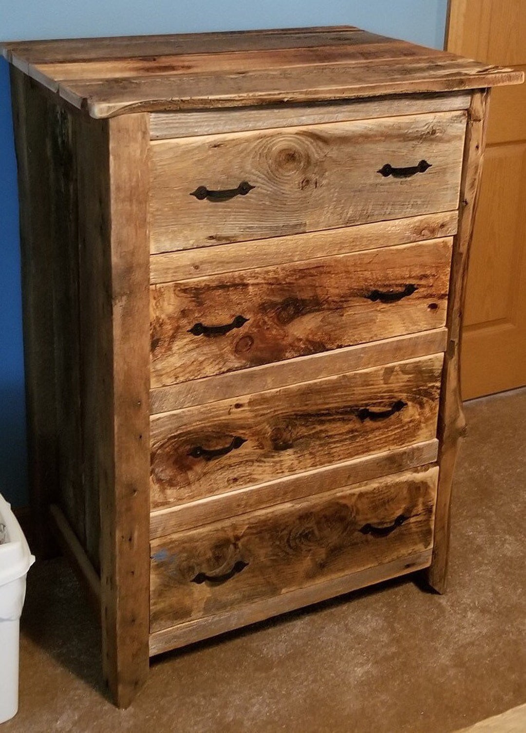 Reclaimed Rustic Barnwood Dresser, Reclaimed Distressed Rustic Barnwood ...