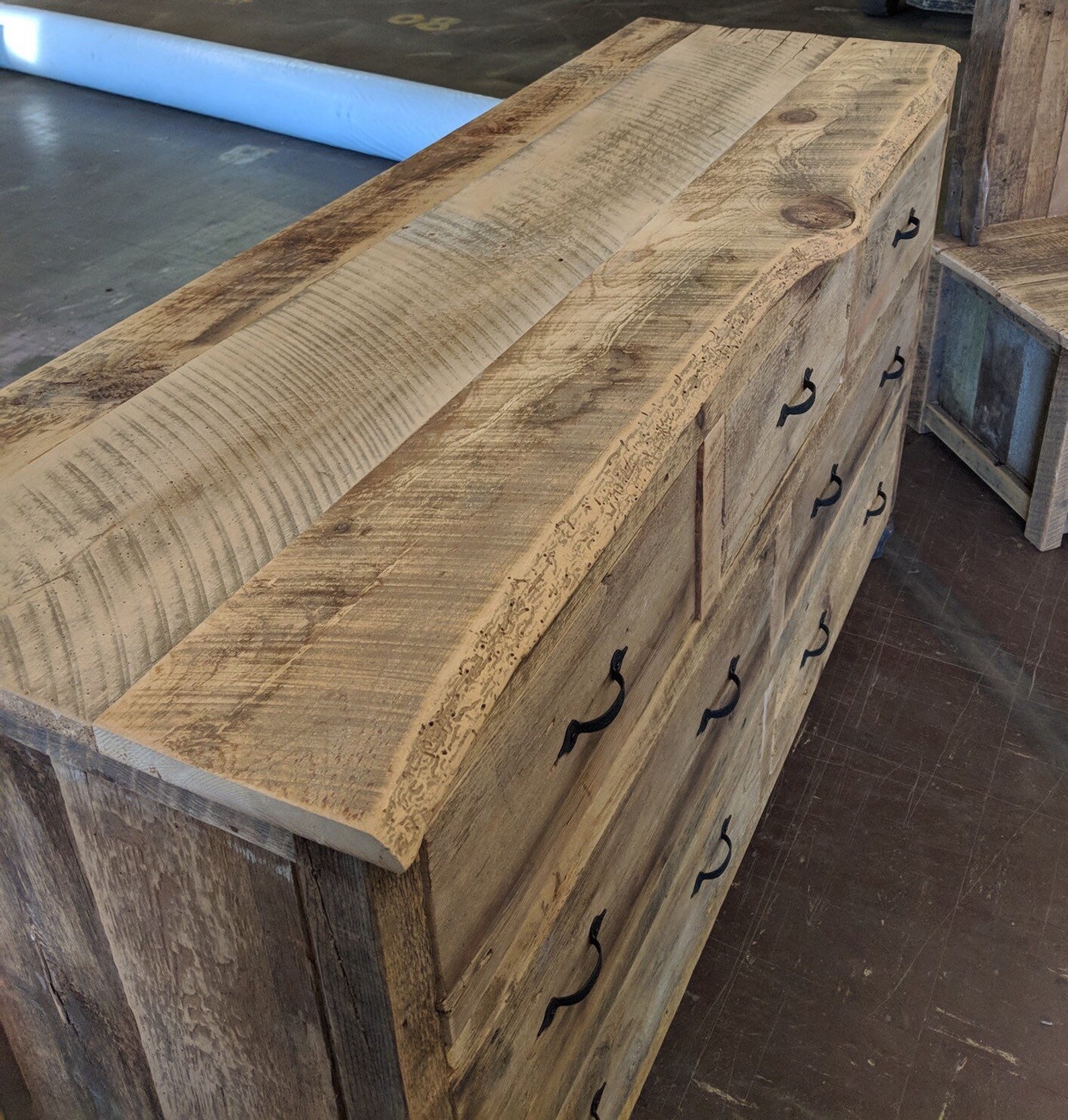 Reclaimed Rustic Barnwood Dresser, Reclaimed Distressed Rustic Barnwood ...
