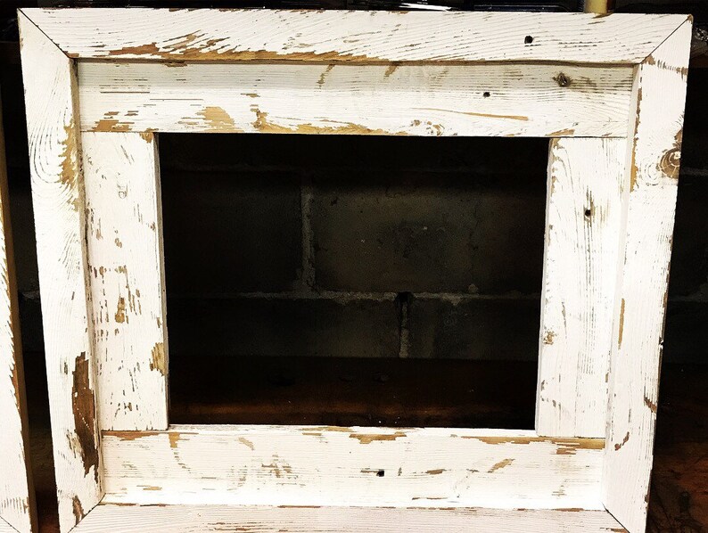 Distressed Picture Frame Painted Picture Frame Rustic | Etsy