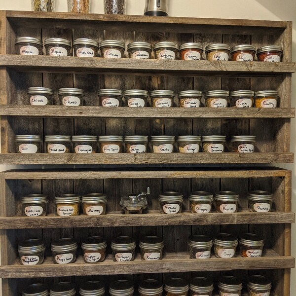 Mason Jar Rack - Etsy