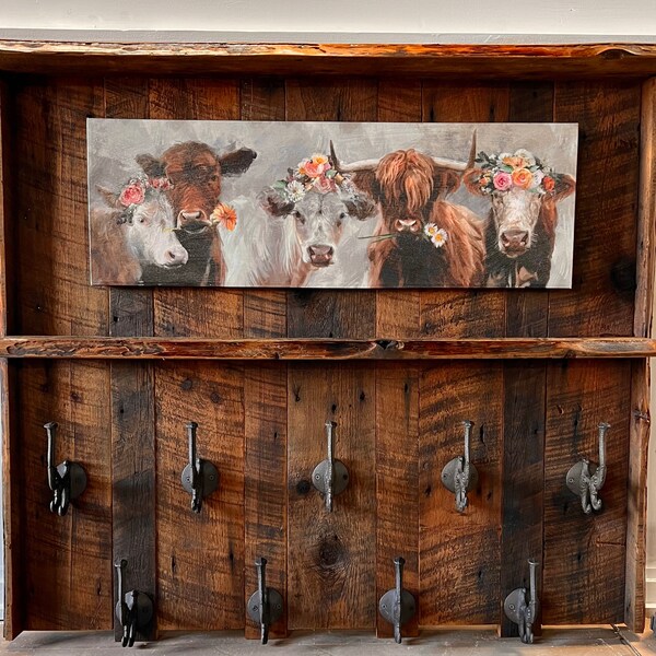 Rustic Coat Rack - Etsy