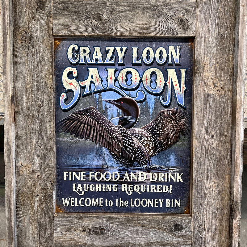 Wood Saloon Sign - Etsy