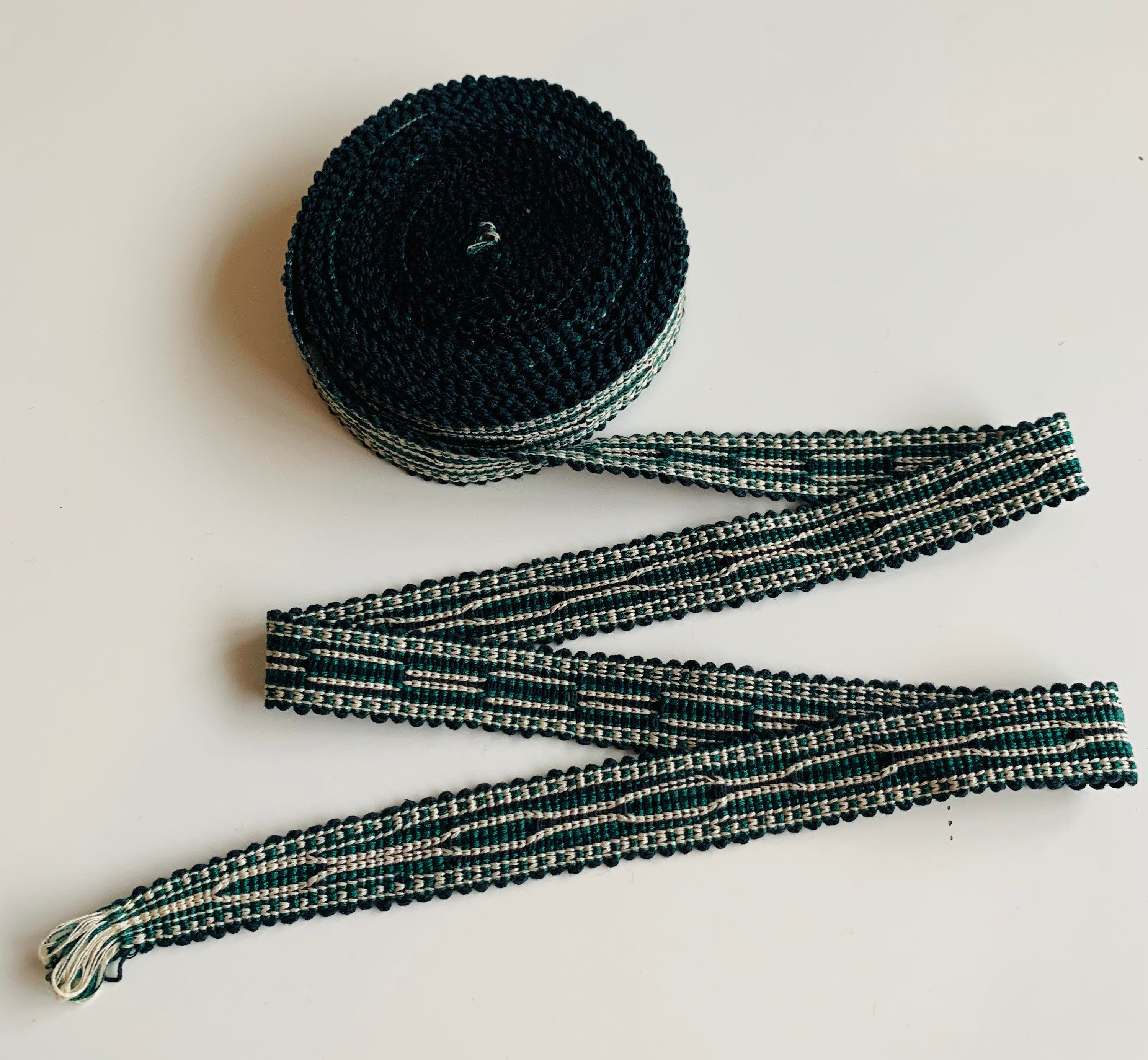 Borders,Ribbon R35. Hand Woven Ribbon Borders Upholstery Cotton Hand ...