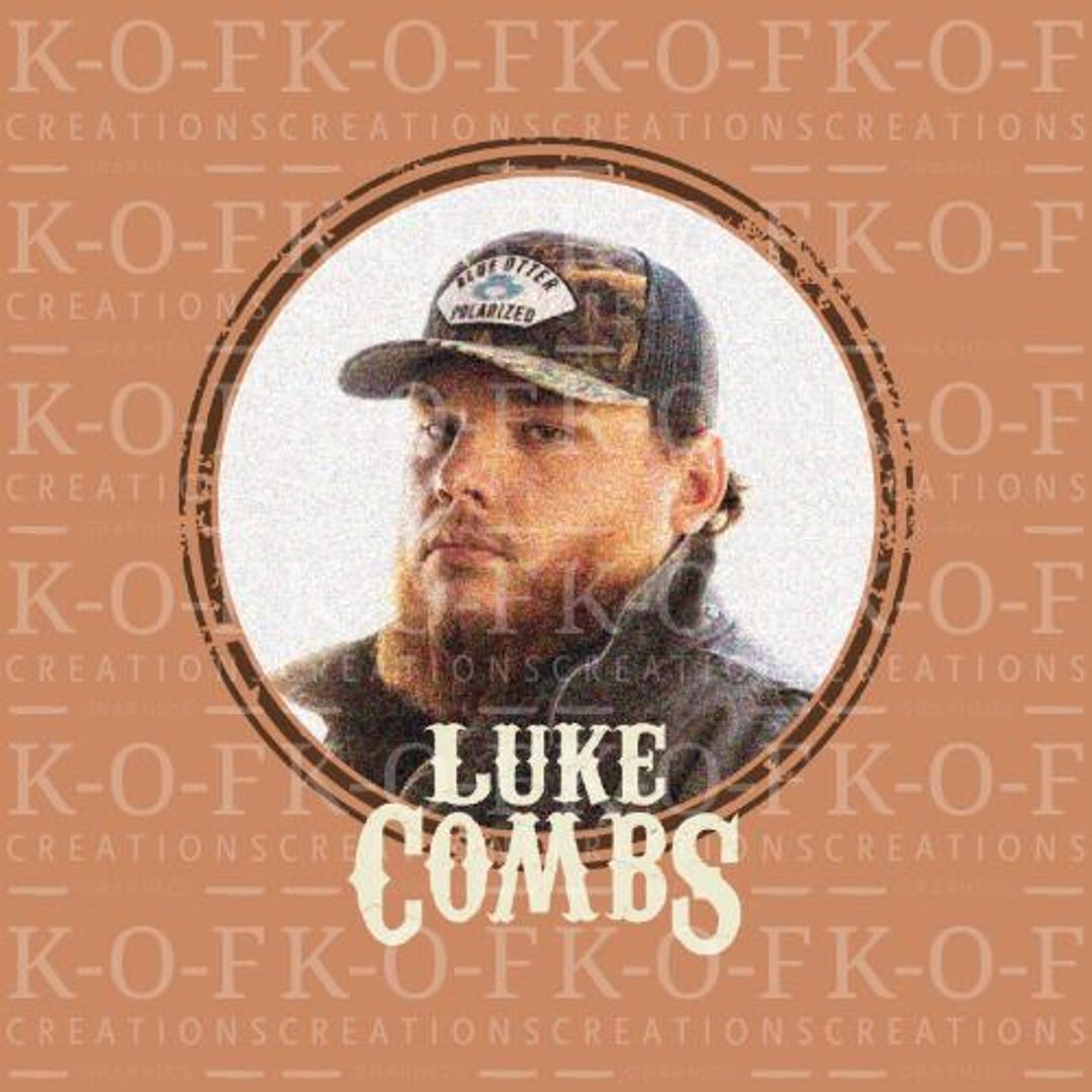Luke Combs Digital Download PNG File - Etsy