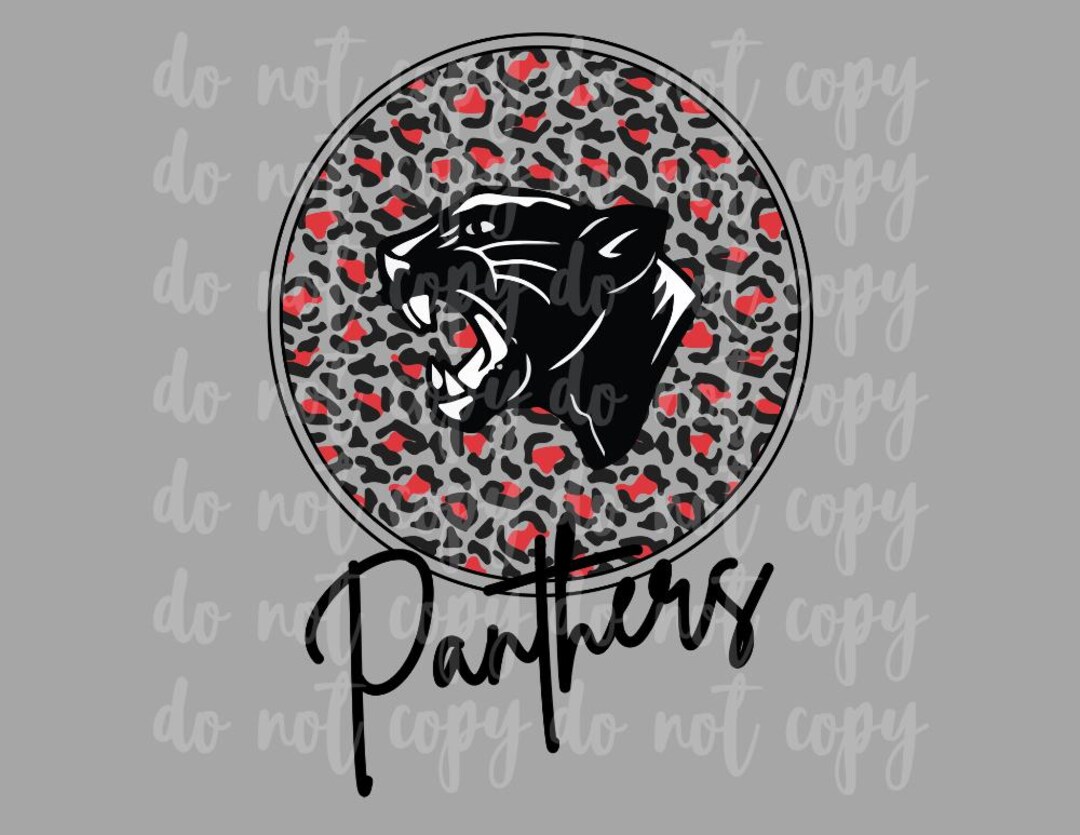 Panthers School Mascot PNG Digital File - Etsy