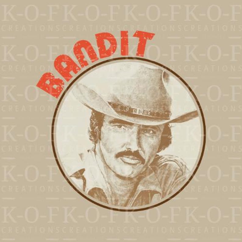 Bandit Digital PNG | High-quality Smokey and the Bandit - Etsy