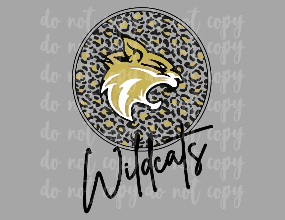 Wildcats School Mascot PNG Digital Design - Etsy