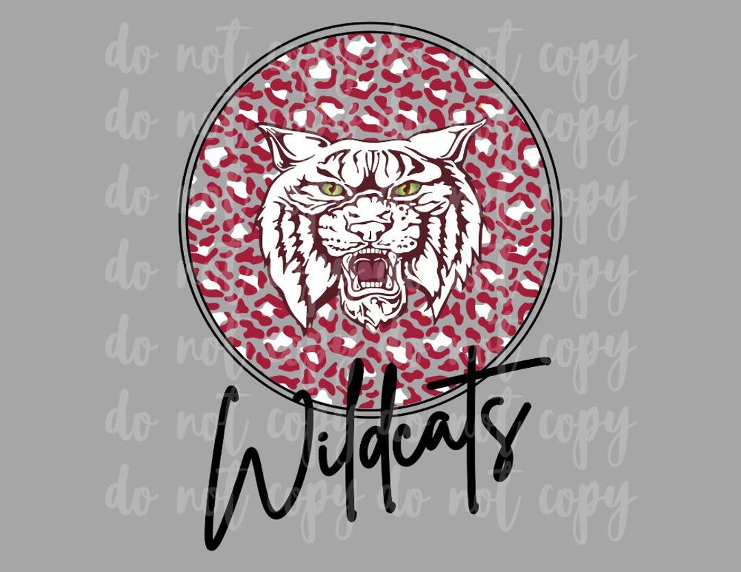 Wildcats School Mascot PNG Digital File - Etsy
