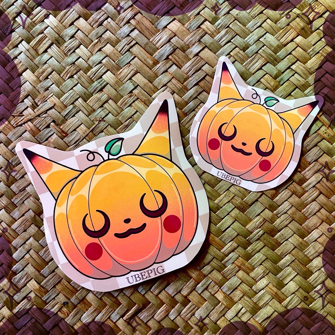 Kawaii Kalabasa (vinyl Sticker) - Etsy