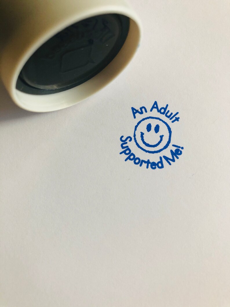 Teacher Supported Stamp | Etsy