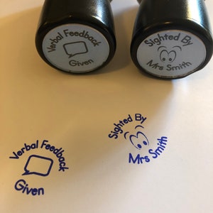 Verbal Feedback, Sighted by Stamp Set - Etsy Australia