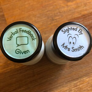 Verbal Feedback, Sighted by Stamp Set - Etsy Australia