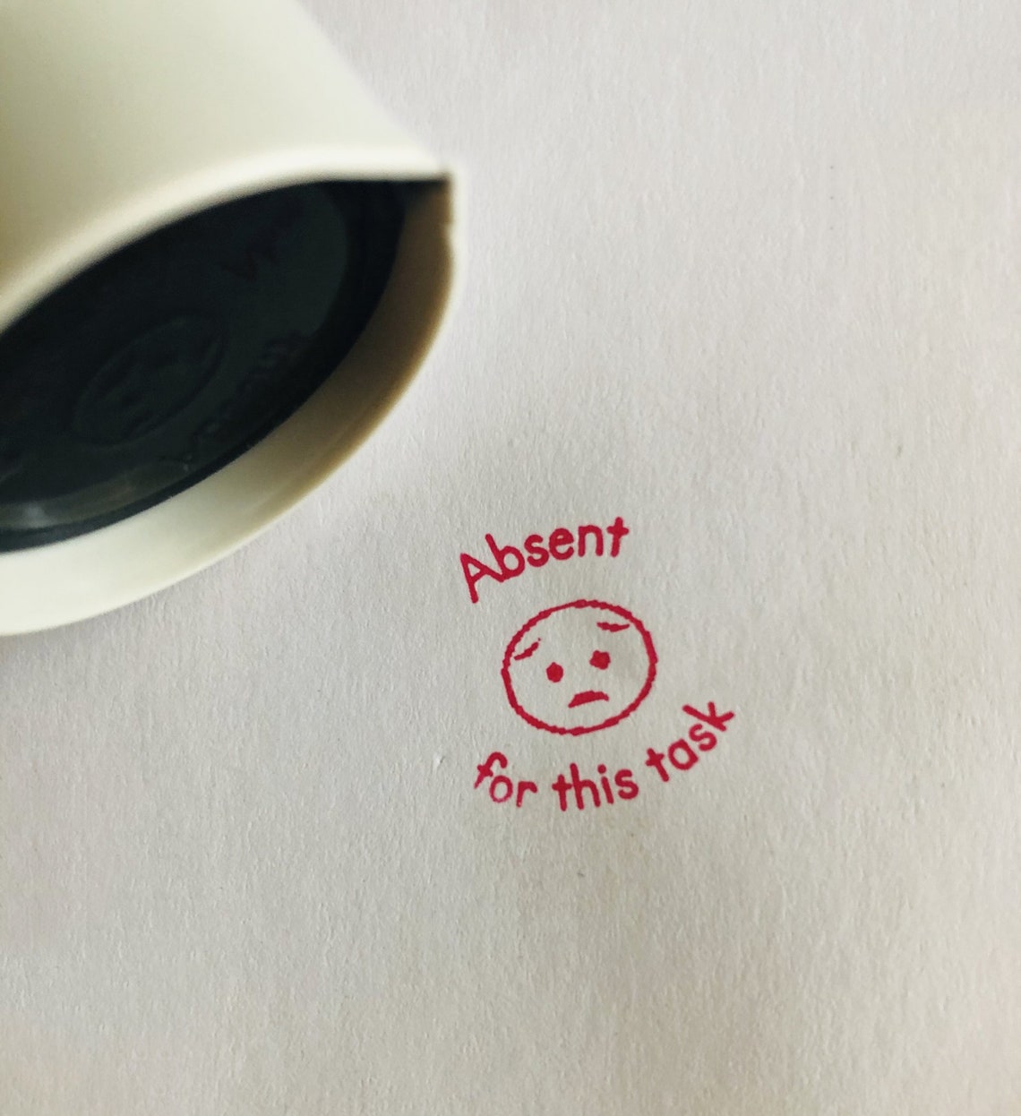 Absent Stamp - Etsy Australia