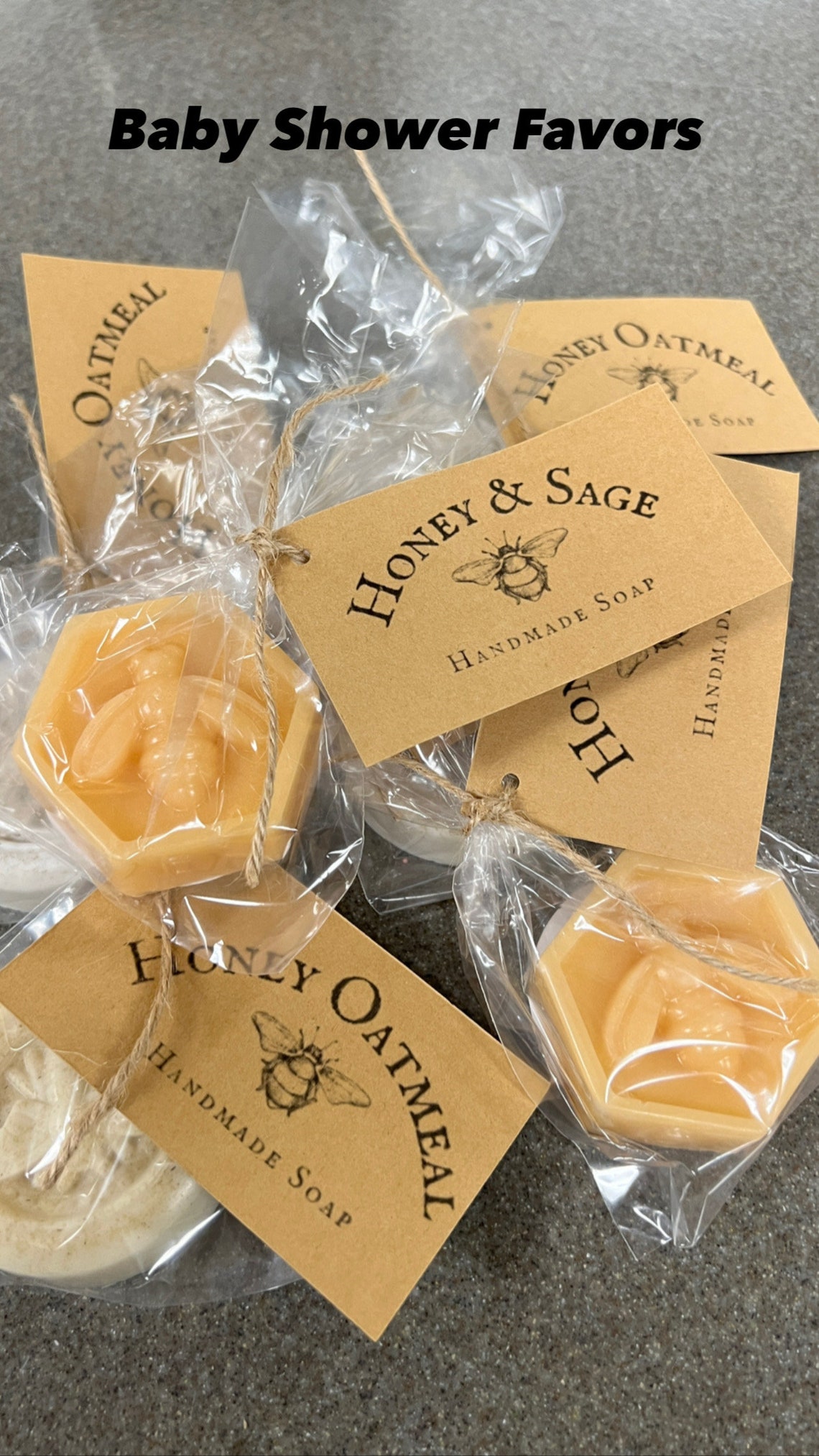 Honeycomb Soaps 50 Piece Oatmeal Soap Baby Shower Favor - Etsy