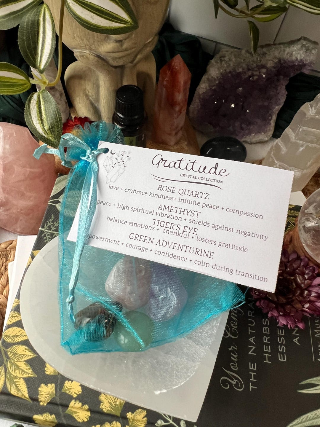 Crystal Gift Set, Gratitude Crystals, Crystal Healing, Gratitude ...