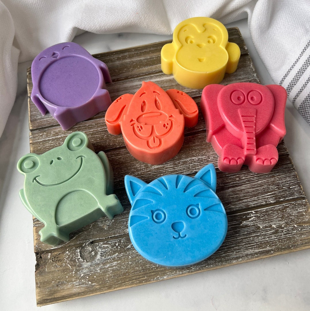 Animal Soaps, Soap for Kids, Kids Bath Gift, Animal Gift Soap, Animal ...