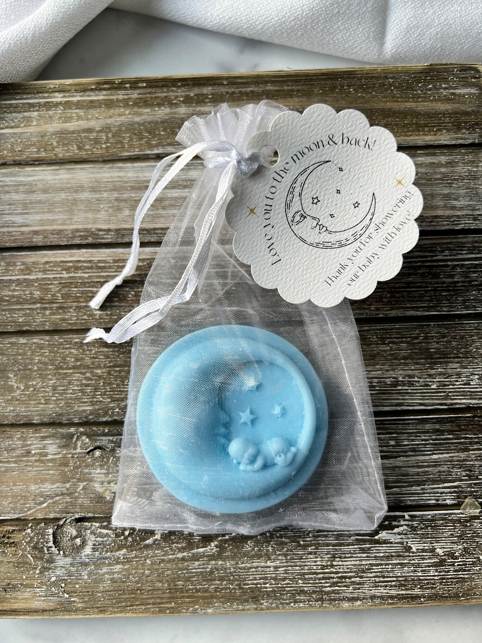 Over the Moon Soap Favors: Sleeping Baby, Shower Gifts (50 Pack) - Etsy