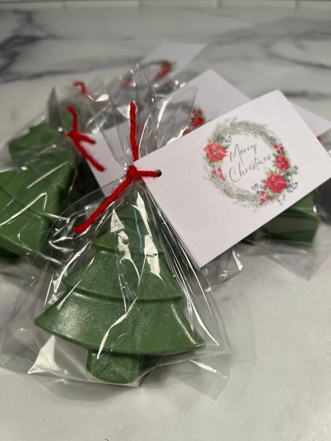 Christmas Tree Soap, Shea Butter Handcrafted Soap, Holiday Soap ...