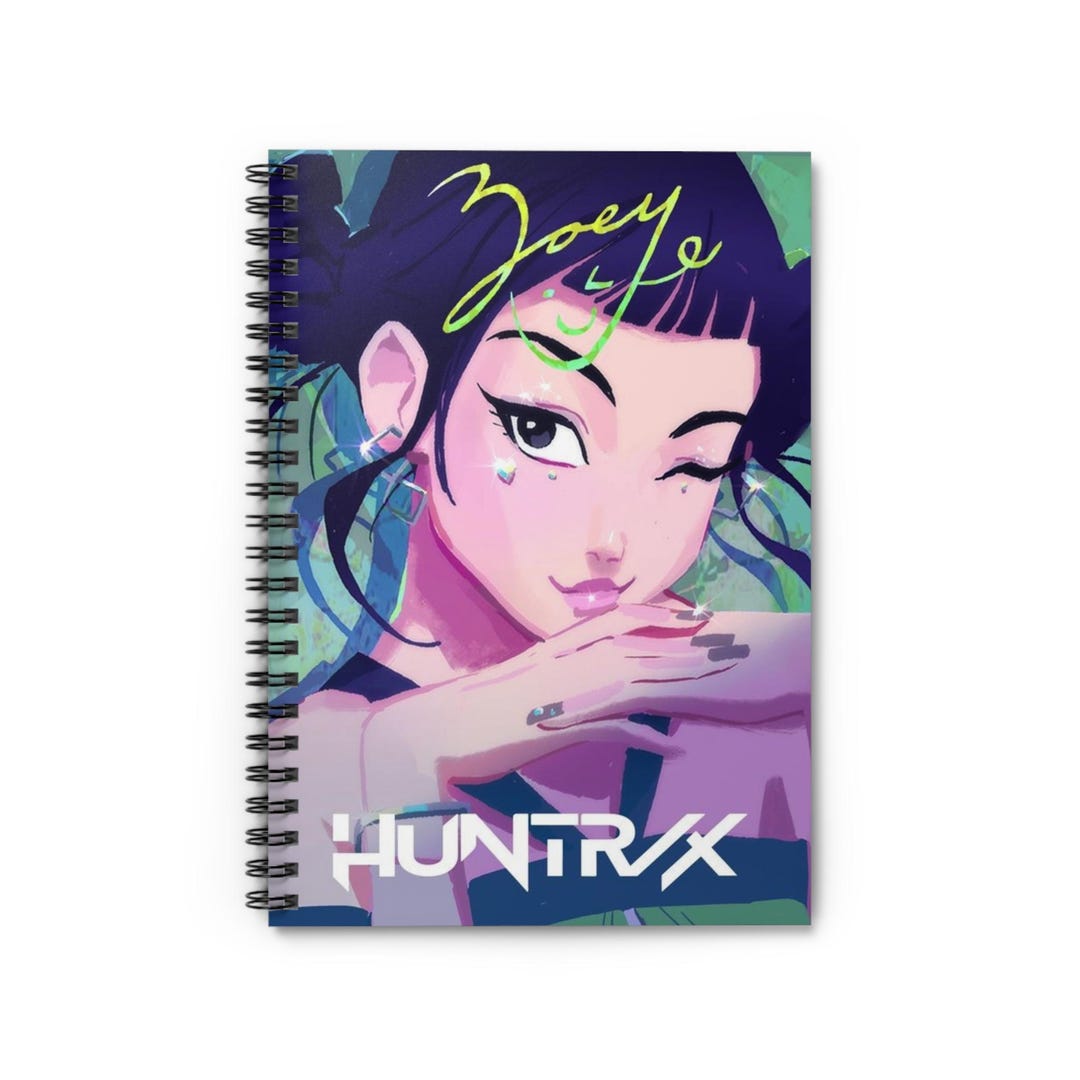 Huntrix Zoey Notebook | Kpop Demon Hunters Fan Journal | Aesthetic Kpop ...