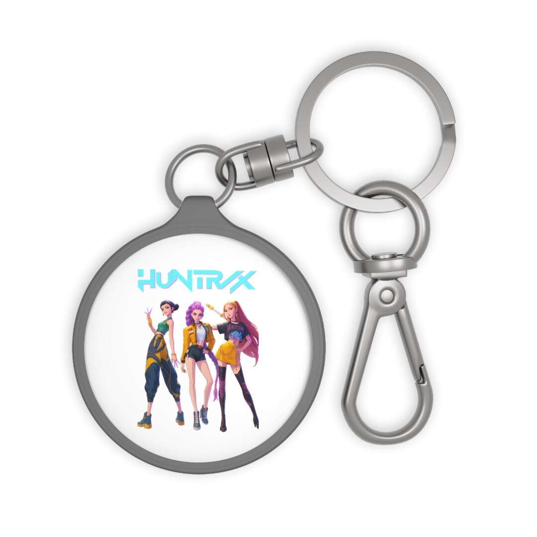 Huntrix Logo Keychain | Kpop Demon Hunters Bag Charm | Backpack Keyring ...