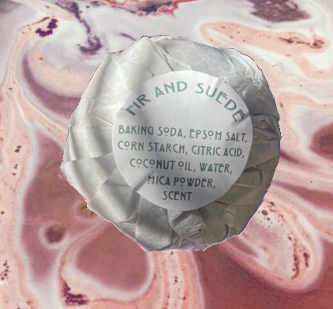 Fir and Suede Adult Surprise Bath Bomb - Etsy