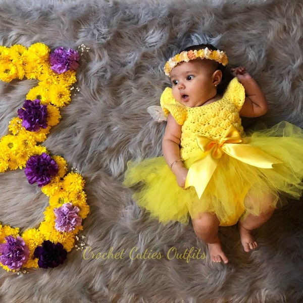 Yellow Baby Dress - Etsy