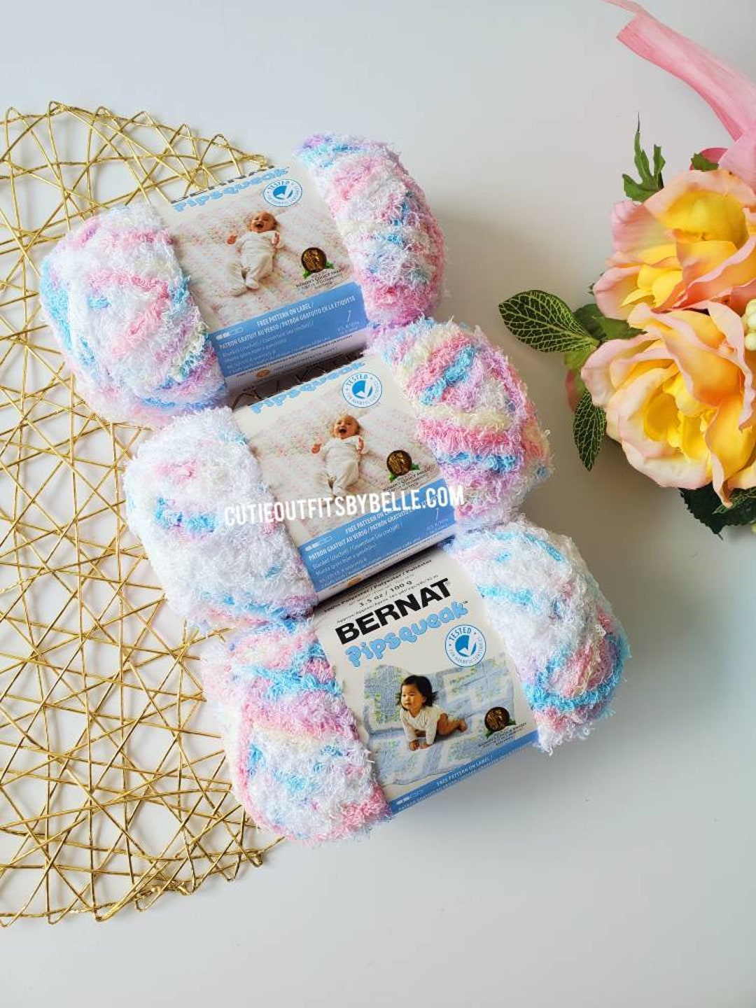 Bernat Pipsqueak Yarn: Soft Bulky Polyester - Sittin Pretty - Etsy