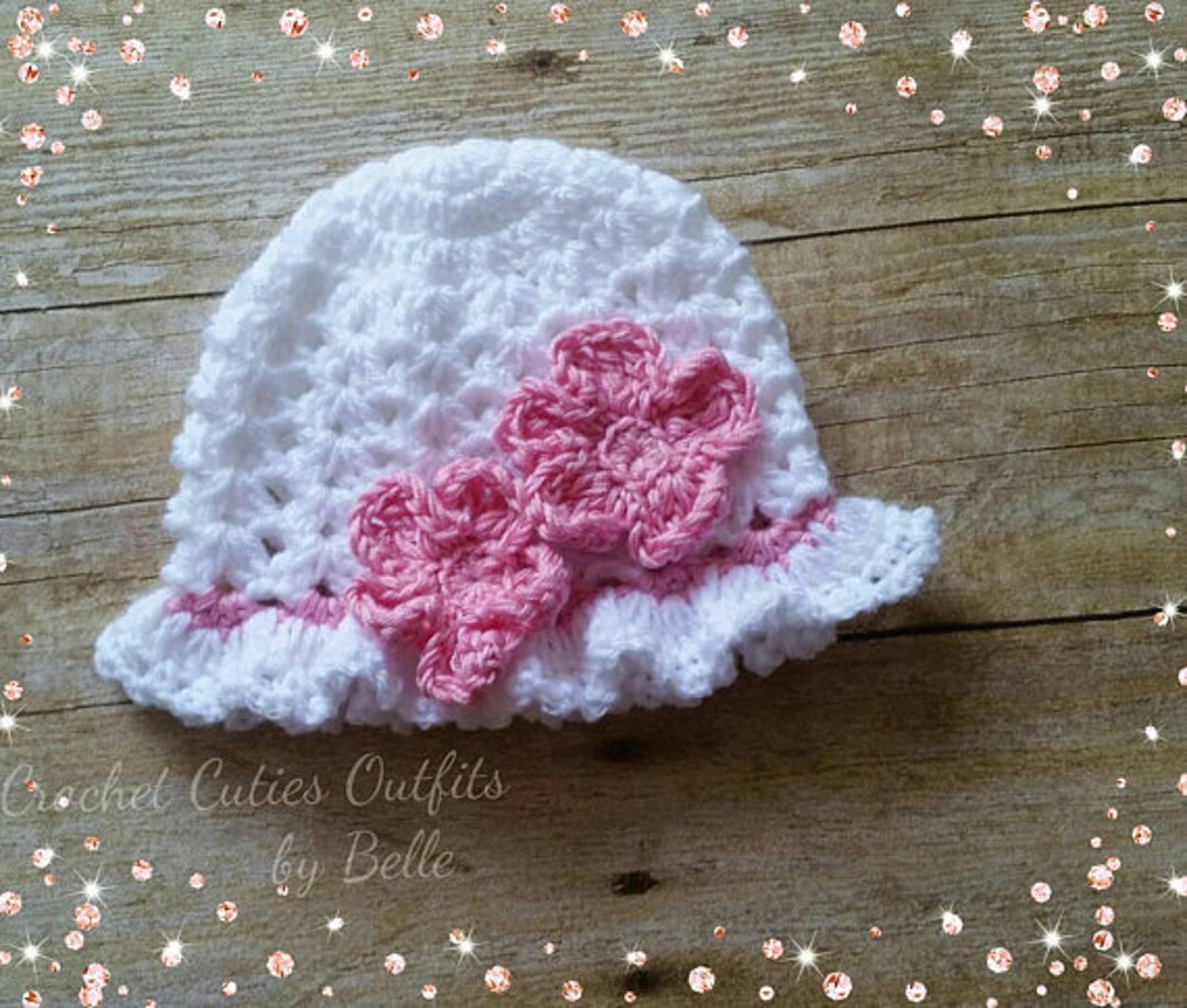 Crochet Baby Hat Pattern, Almost Free Crochet Pattern, Newborn Baby Hat ...