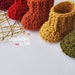 Fall Crochet Baby Booties, Crochet Baby Shoes, Newborn Baby Shoes, Cute ...