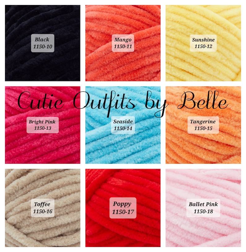 NEW Colors Premier Parfait Chunky Yarn, Super Bulky Polyester Chenille ...
