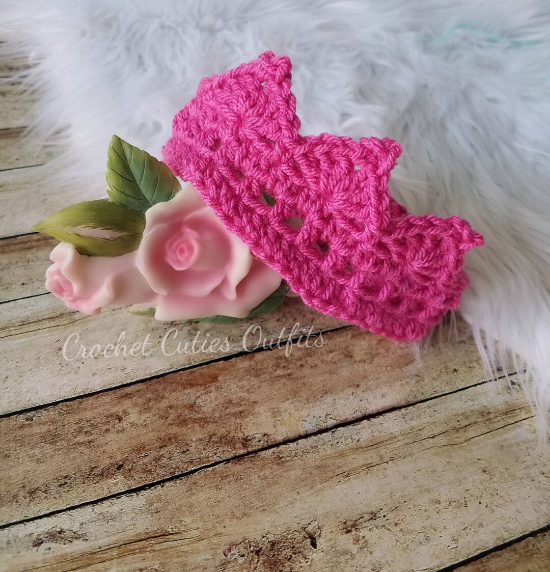 Crochet Baby Crown Pattern: Princess Tiara Photo Prop (digital Download ...