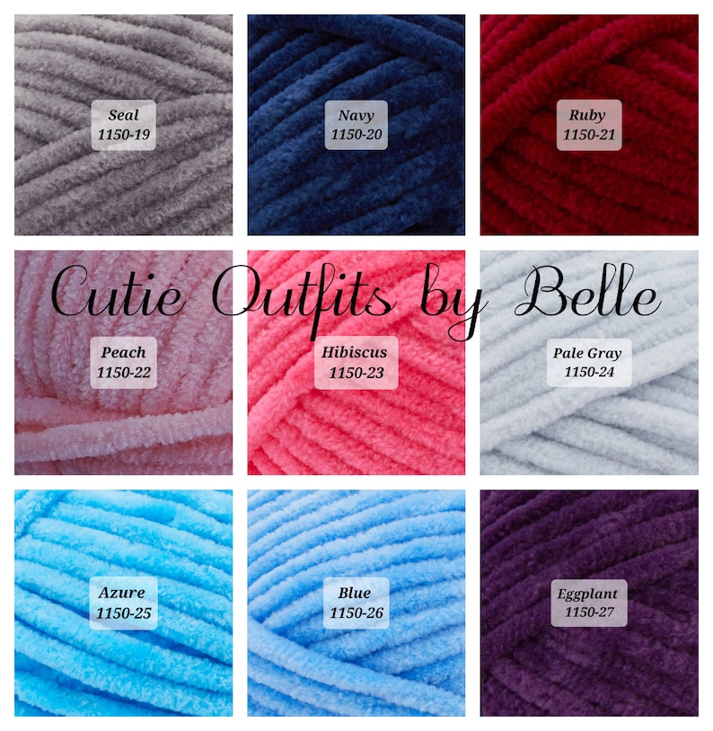 NEW Colors Premier Parfait Chunky Yarn, Super Bulky Polyester Chenille ...