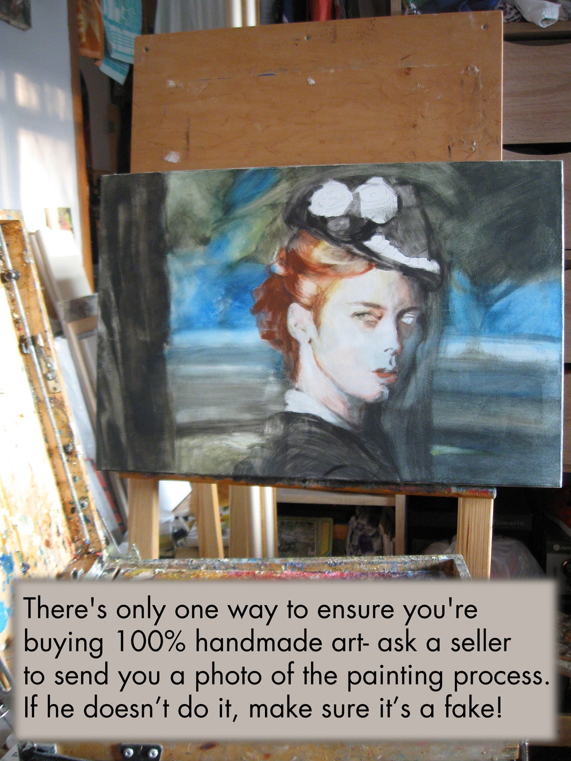 Portrait Painting Commission Portrait Photo to Painting - Etsy