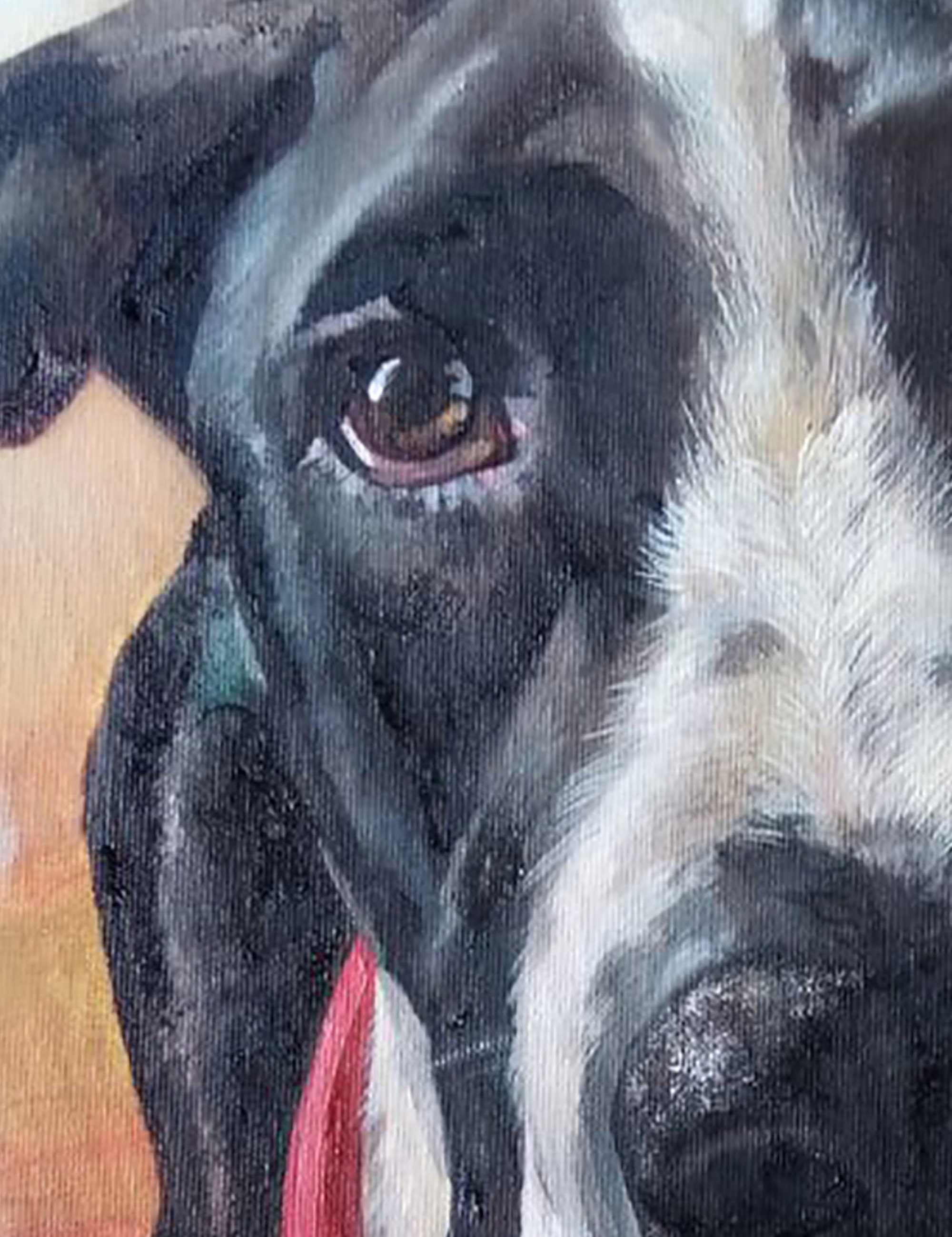 Commission pet painting hand painted dog lover gift dog | Etsy