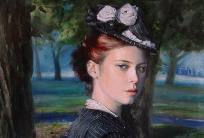 Portrait Painting Commission Portrait Photo to Painting - Etsy