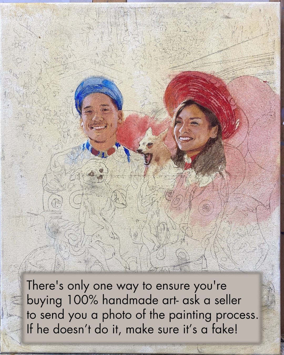 Custom Oil Paintings, Custom Painting From Photo Canvas, Commission ...