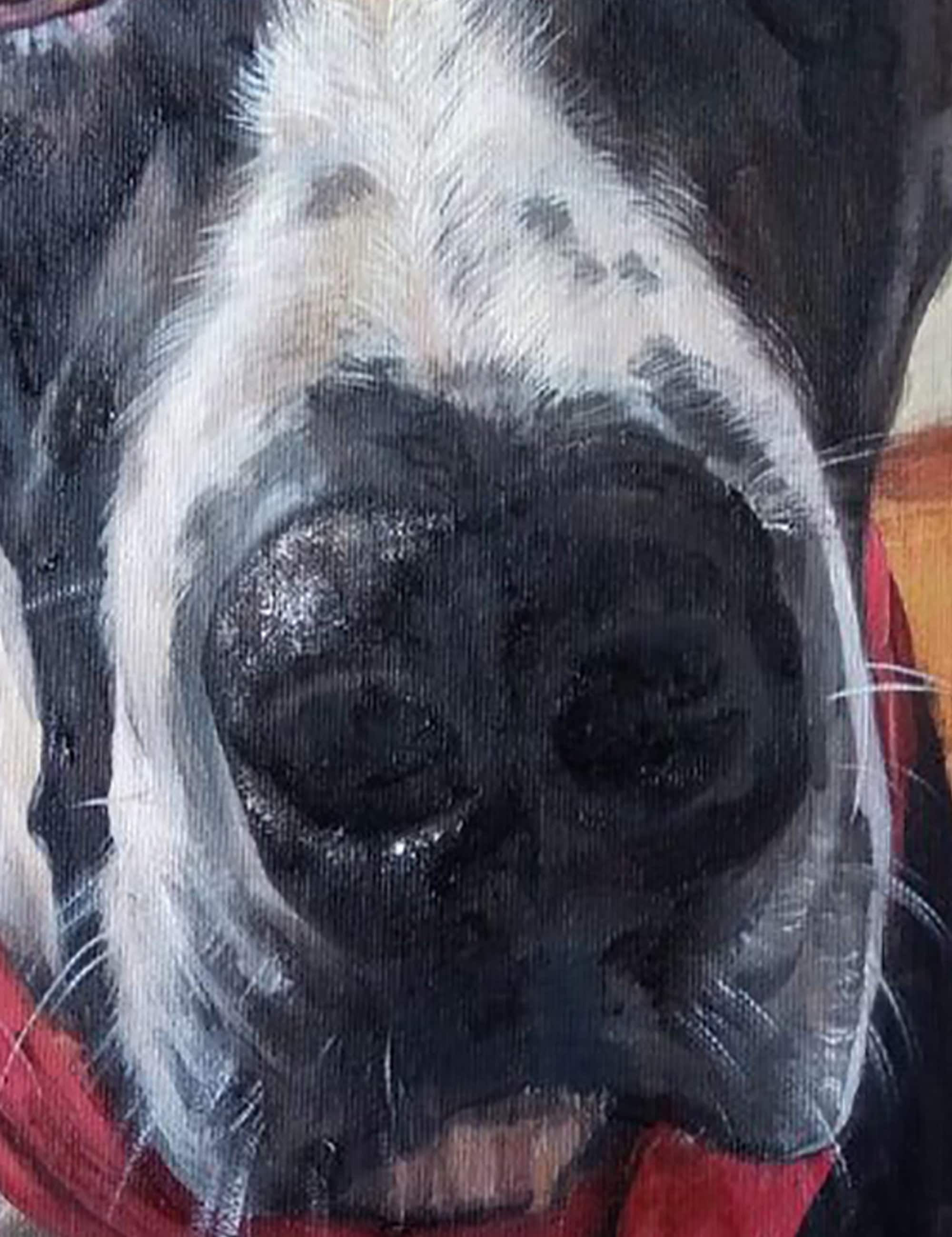 Commission pet painting hand painted dog lover gift dog | Etsy