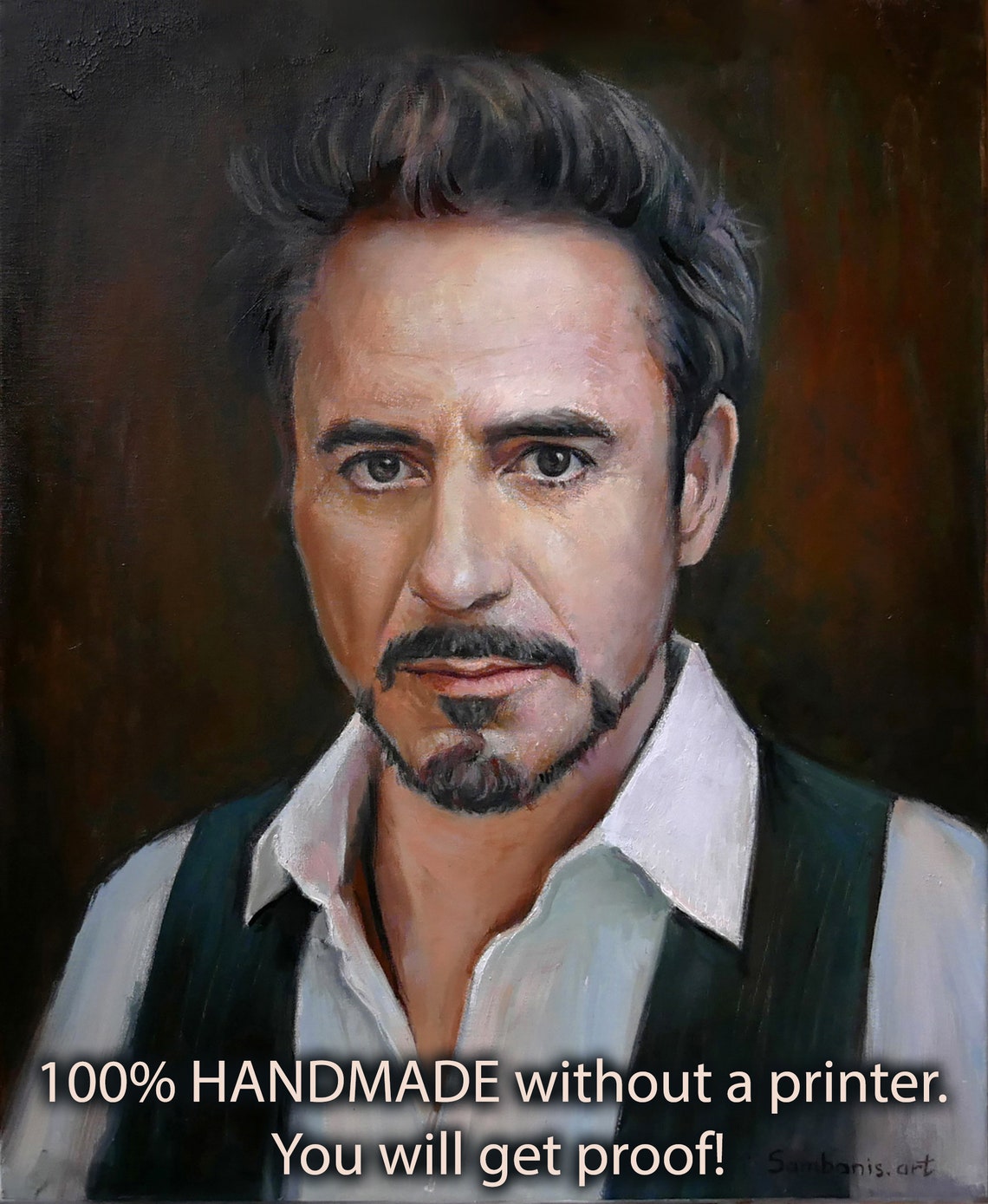 Custom Portrait Art Commission Oil Painting From Photo | Etsy