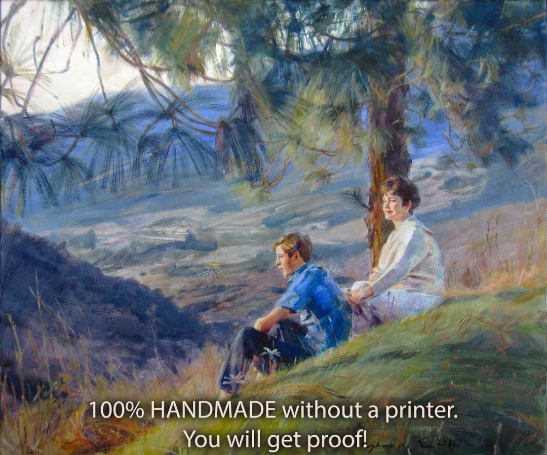 Custom Oil Painting Portrait, Custom Portrait From Photo, Custom ...