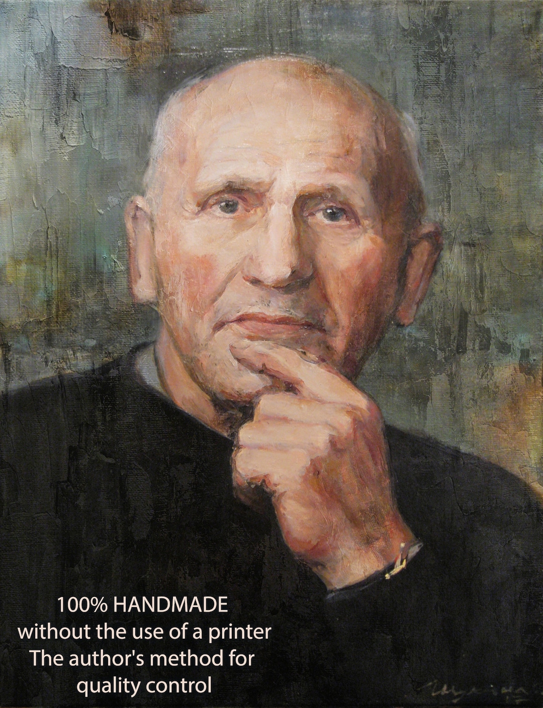 Custom Oil Portrait From Photo, Commission Portrait Painting on Canvas ...
