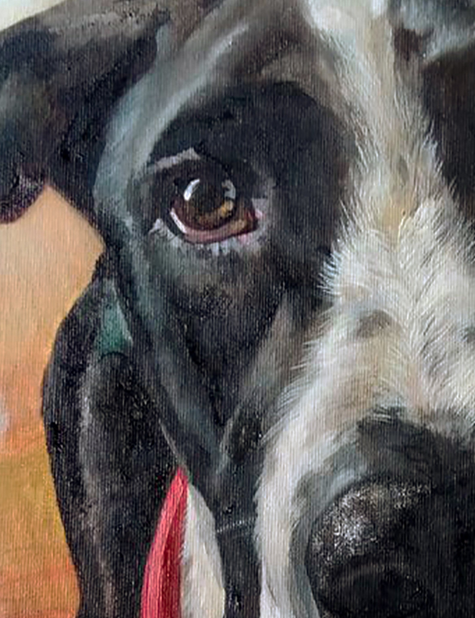 Commission Pet Painting Hand Painted Dog Lover Gift Dog Portrait From ...