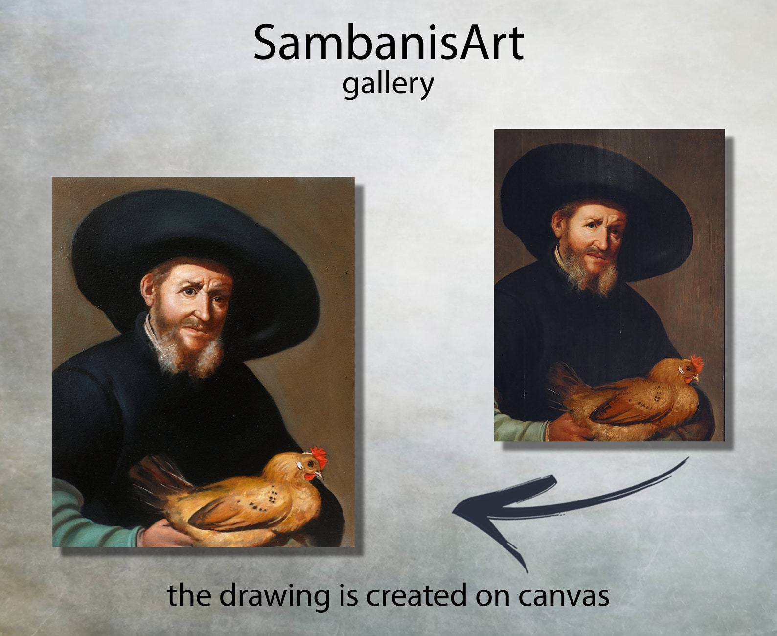 Renaissance Reproduction on Canvas, Oil Painting Reproduction, Custom ...