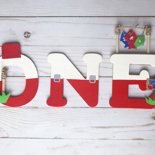 The Big ONE Letter Decor - Etsy