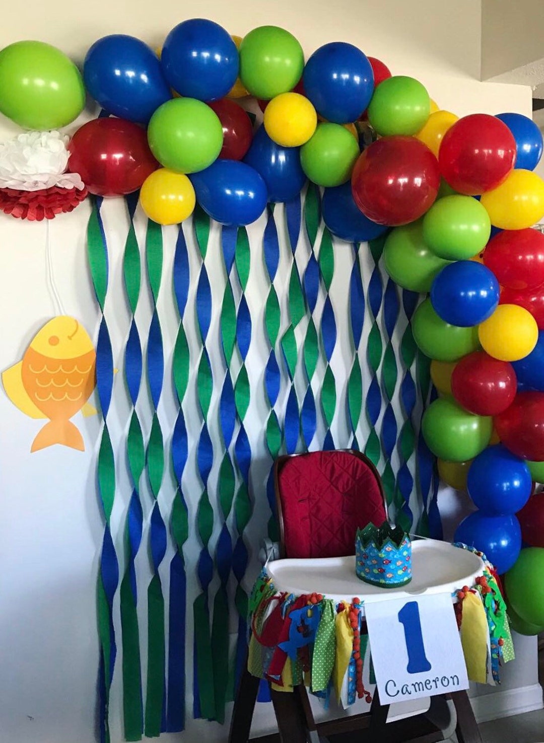 Primary Color Balloon Banner DIY Kit - Etsy